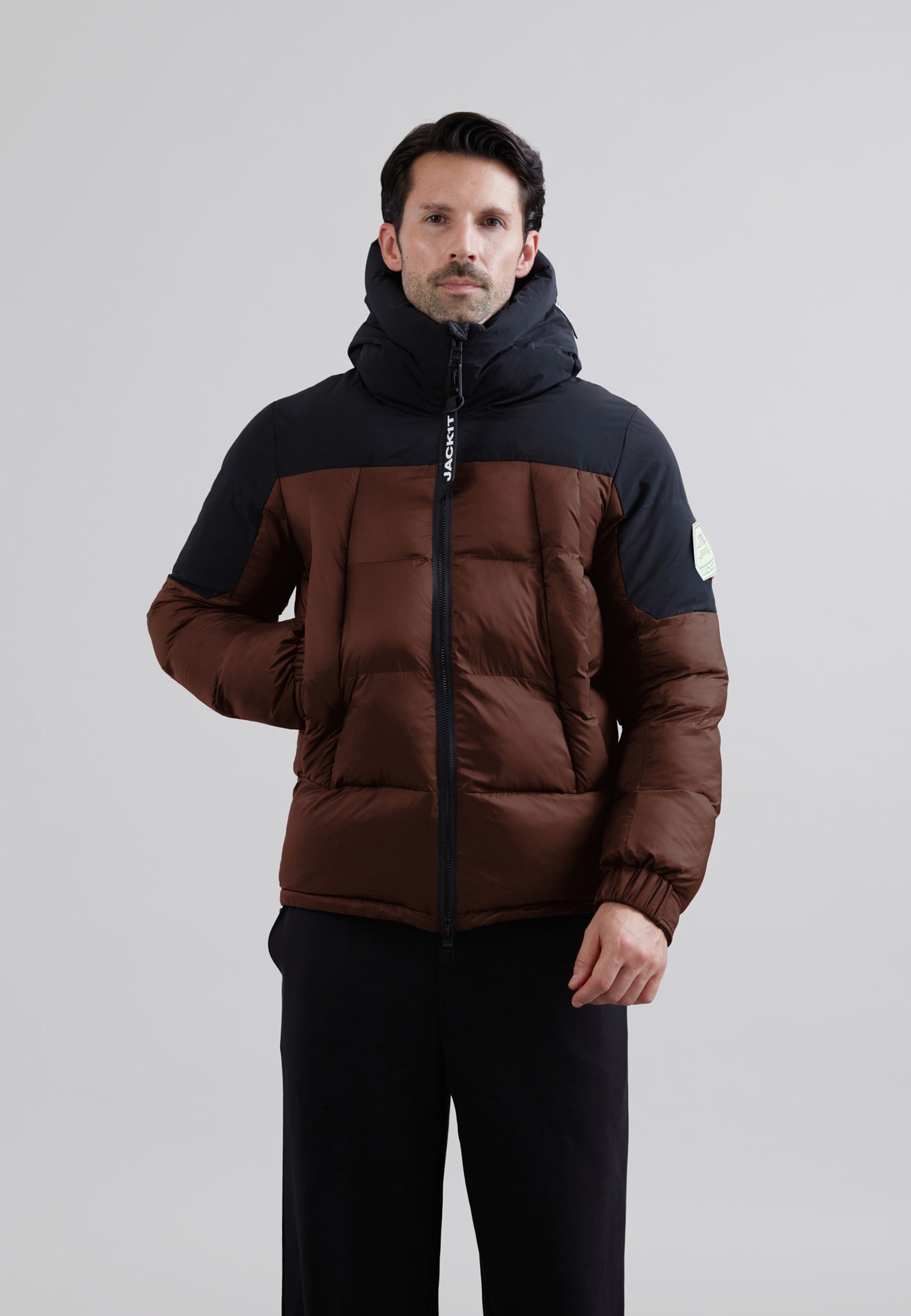 Luna Lightweight Mens Puffer Jacket Mocha - Stylish & Warm – JACK1T
