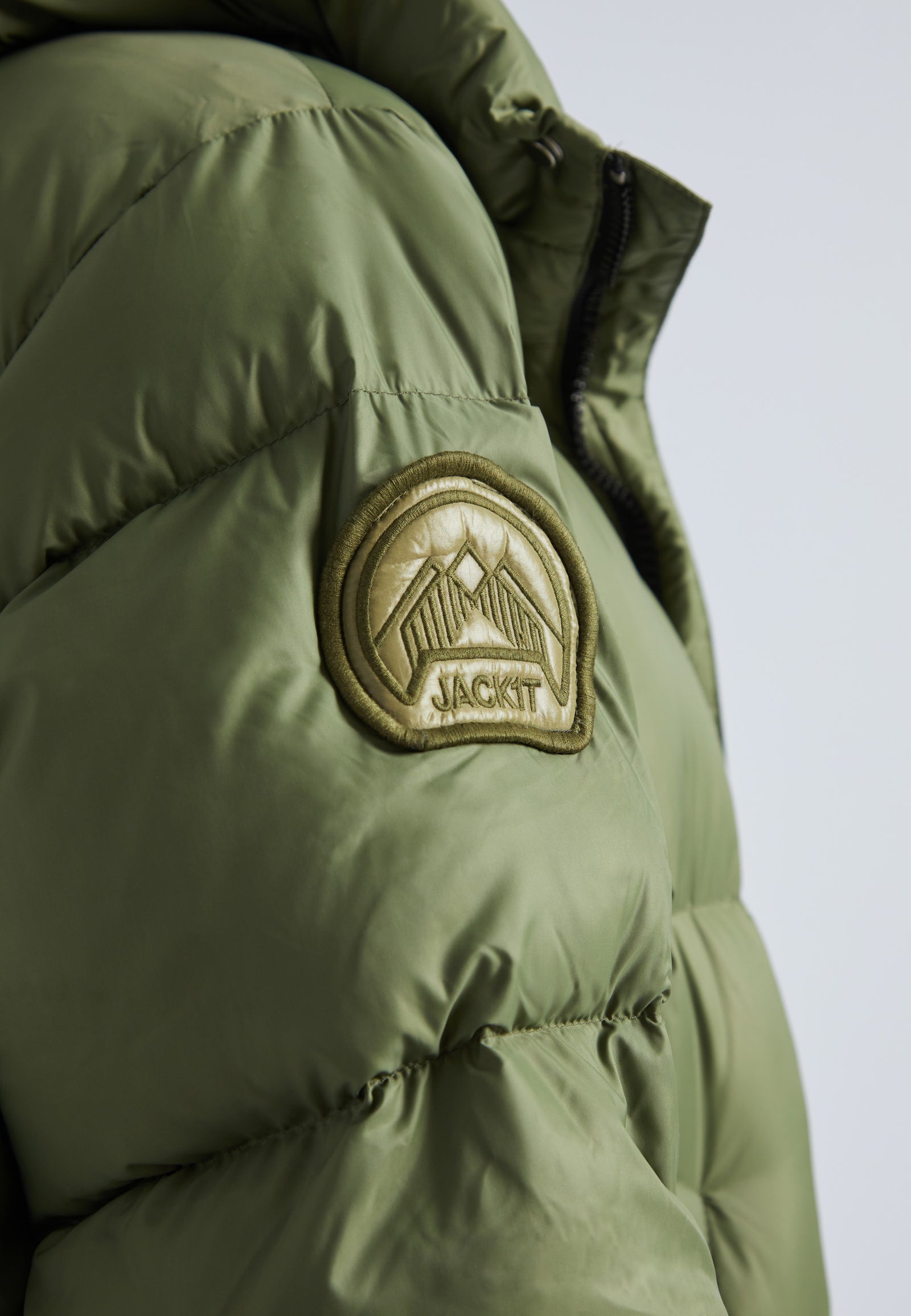 Shop Women's Cocoon Extra Long Coat V2 in Muted Olive | JACK1T Shop Women's Cocoon Extra Long Coat V2 in Muted Olive | JACK1T